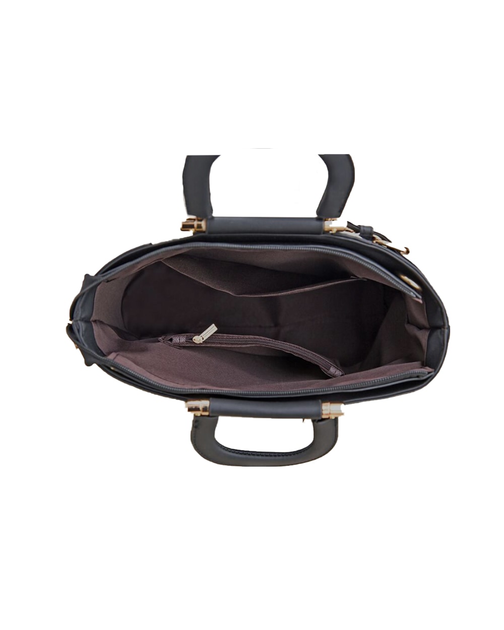 Multi Strap Black & White Ladies Bag - Zamani.pk