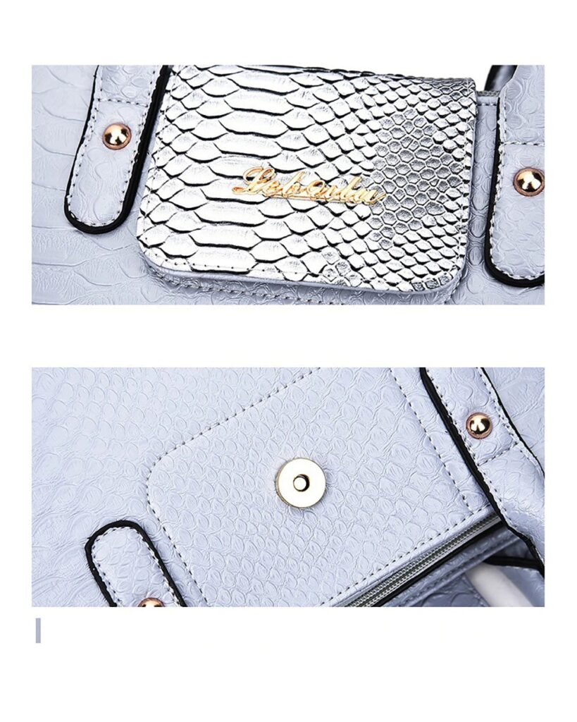 Luxury 6 Piece PU Leather Ladies Handbag Set - Zamani.pk